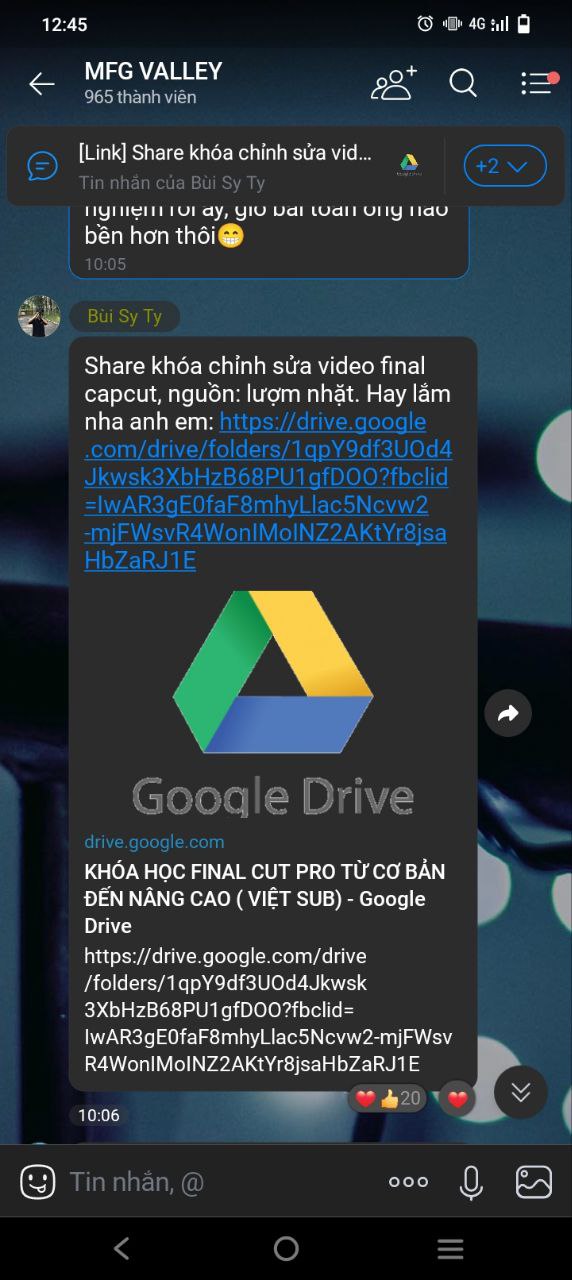 Share khóa chỉnh sửa video final capcut, nguồn: lượm nhặt – MR BÙI SY TY – MFG. HOMES